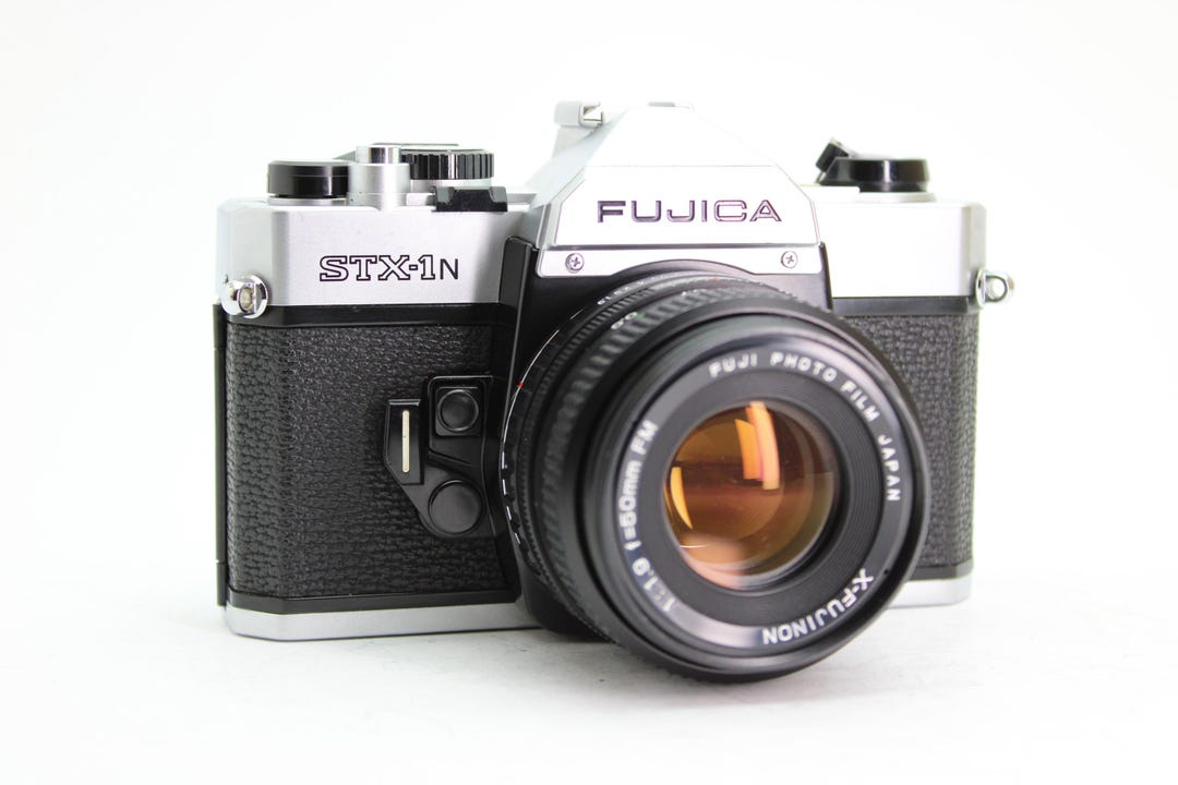Fujica STX-1N SLR 35mm Film Camera With 50mm F1.9 Fujica Lens - Etsy