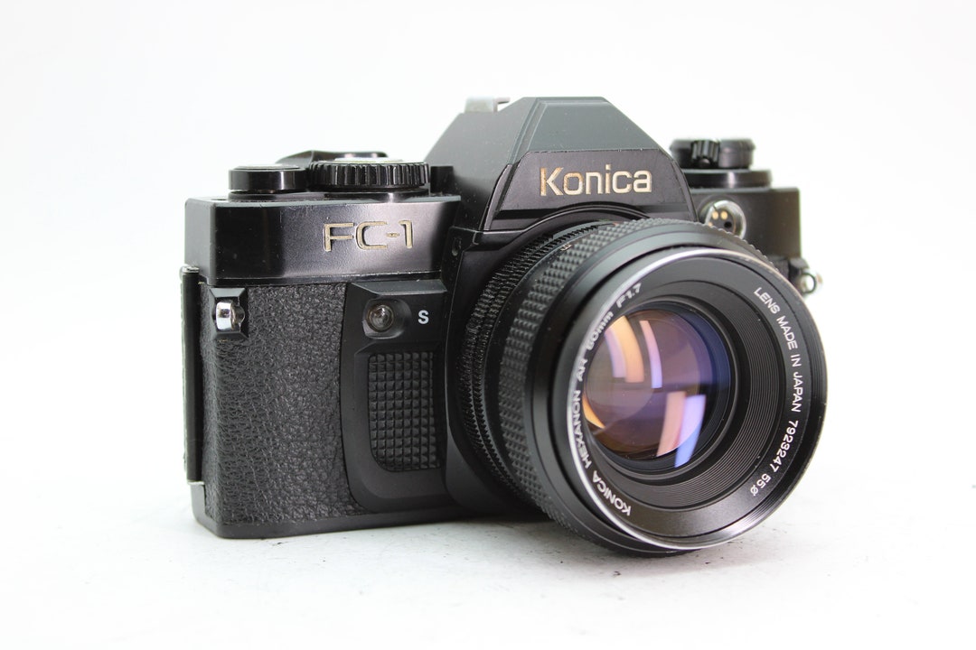 Konica FC-1 35mm SLR Film Camera With 50mm F1.7 Lens - Etsy