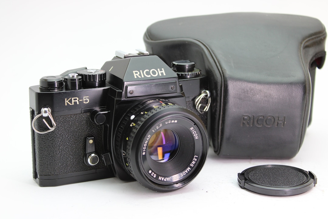 Ricoh KR-5 35mm Film SLR Camera With 55mm F2.2 Lens - Etsy