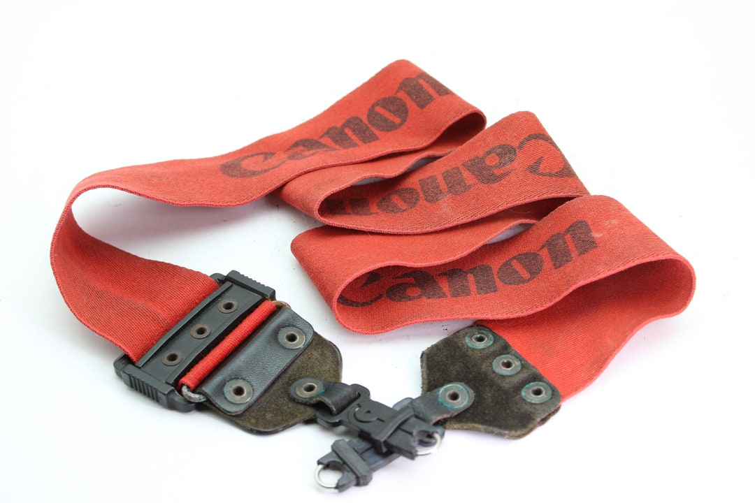 Canon Red Camera Strap - Etsy
