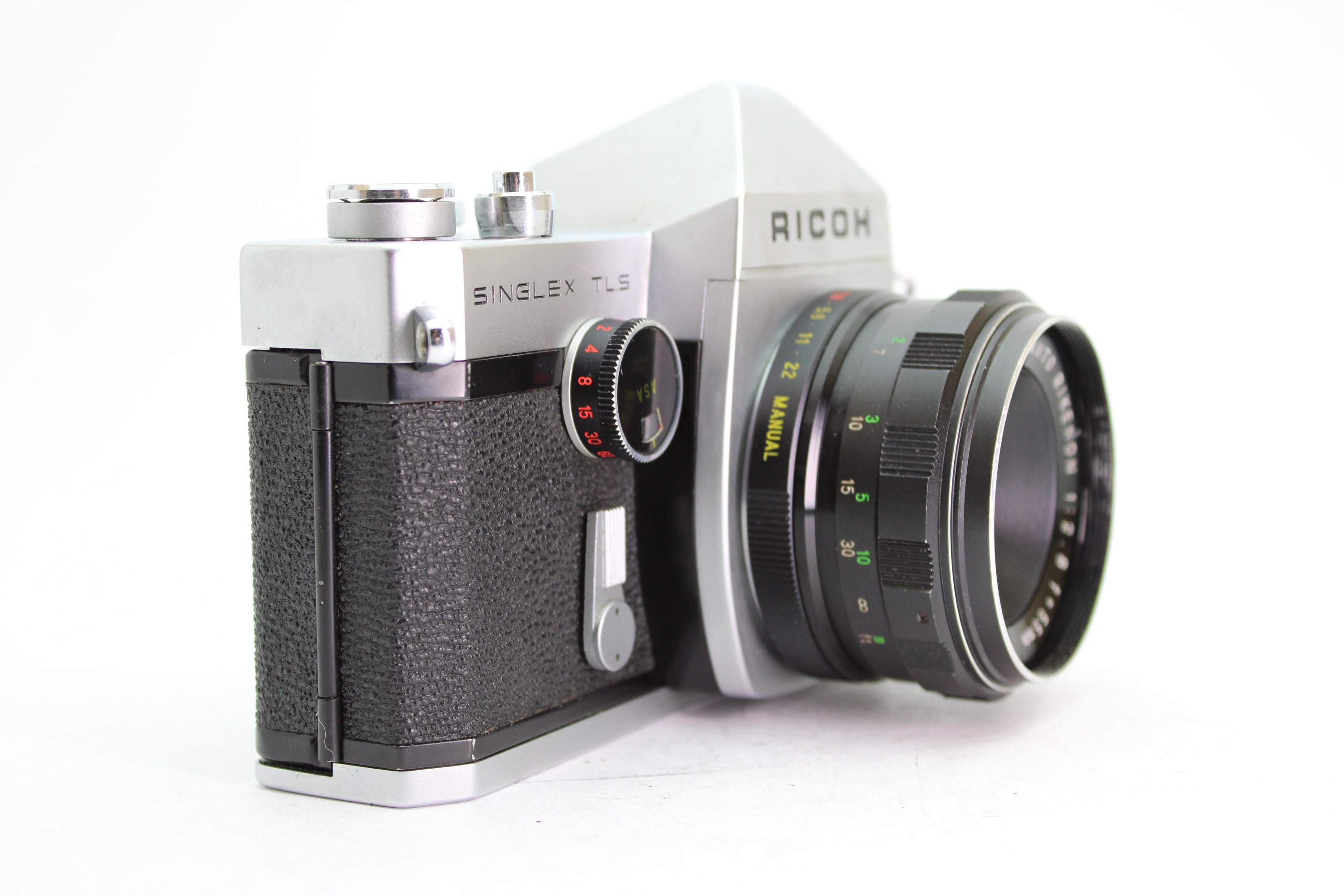 Ricoh Singlex TLS SLR 35mm Film Camera With 55mm F2.8 Rikenon Lens - Etsy