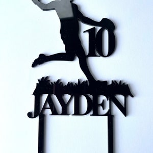 AFL Football Birthday Cake Topper | Personalised AFL Cake Decoration ...