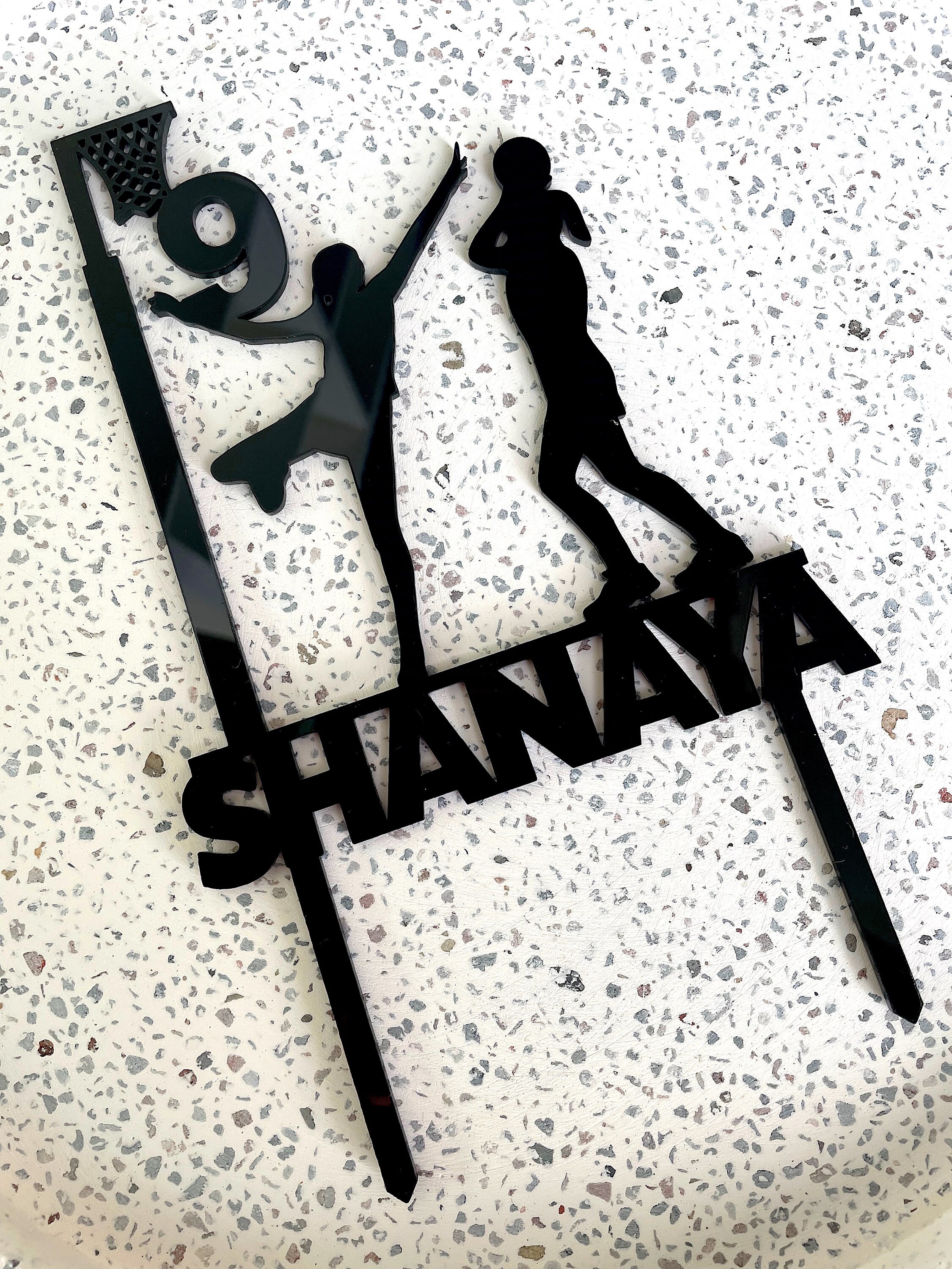 Netball Birthday Cake Topper Personalised Netball Cake - Etsy