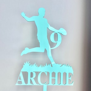 AFL Football Birthday Cake Topper | Personalised AFL Cake Decoration ...