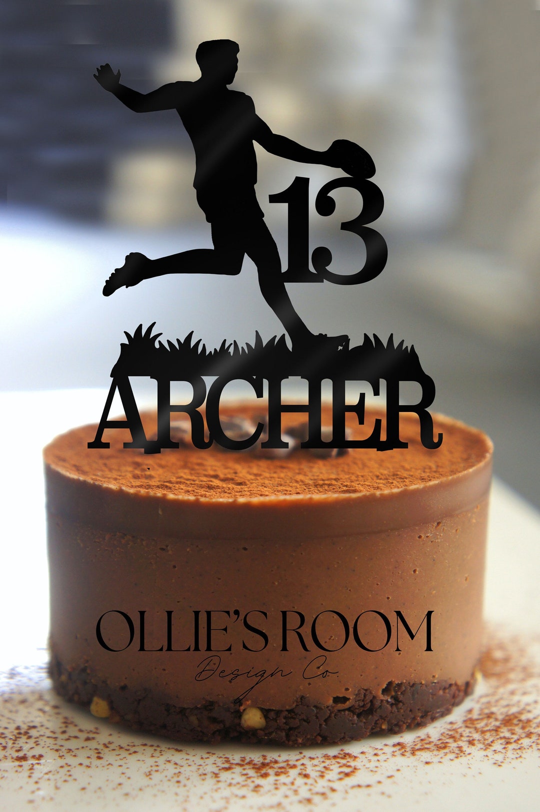 AFL Football Birthday Cake Topper | Personalised AFL Cake Decoration ...