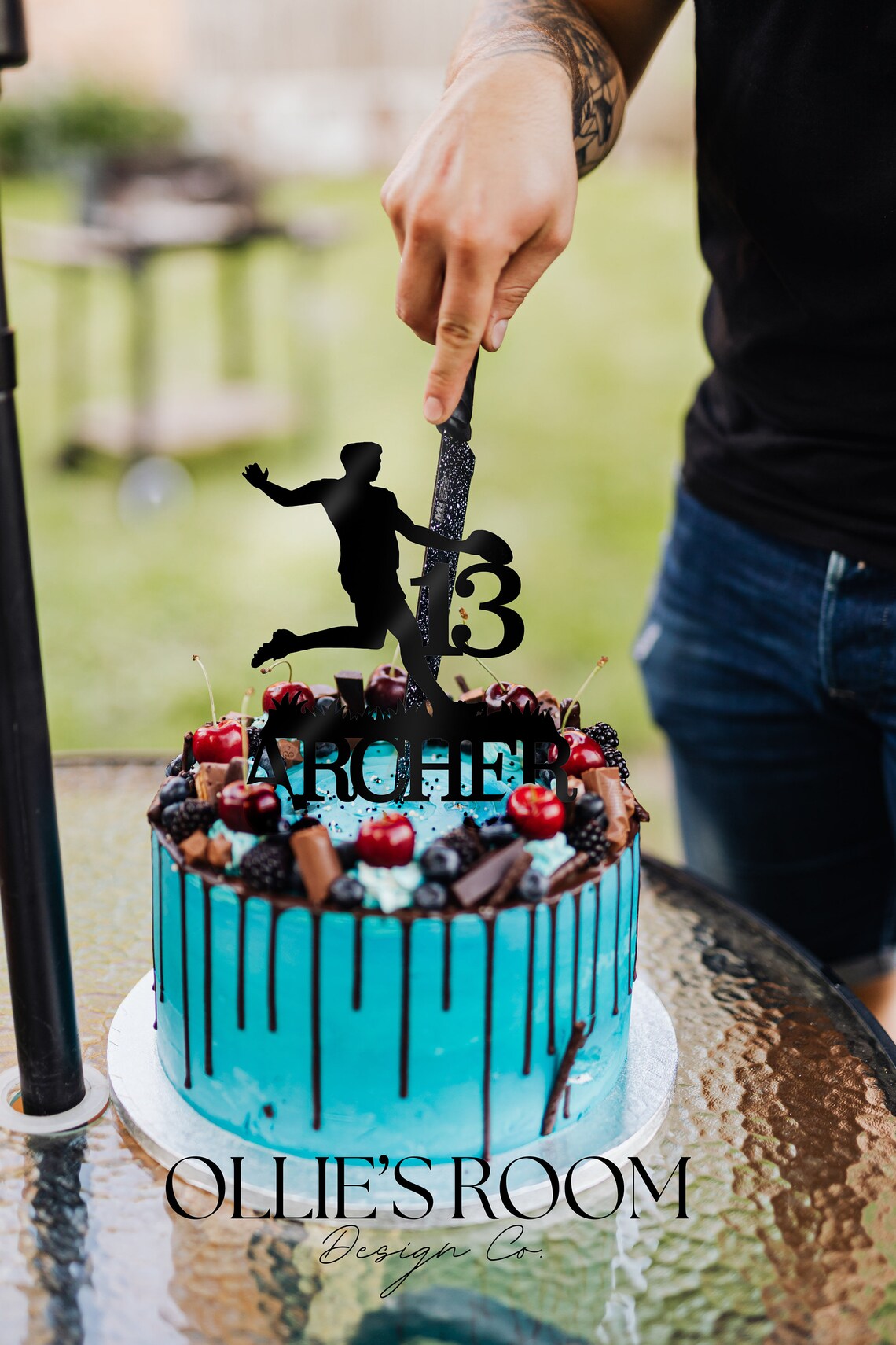 AFL Football Birthday Cake Topper | Personalised AFL Cake Decoration ...