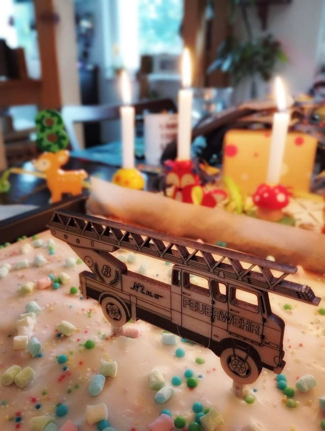 Cake Topper Fire Brigade Ladder Truck IFA W50 - Etsy