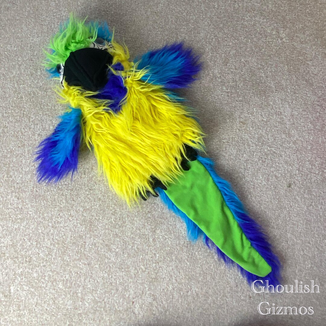 Parrot Hand Puppet Plushie - Etsy