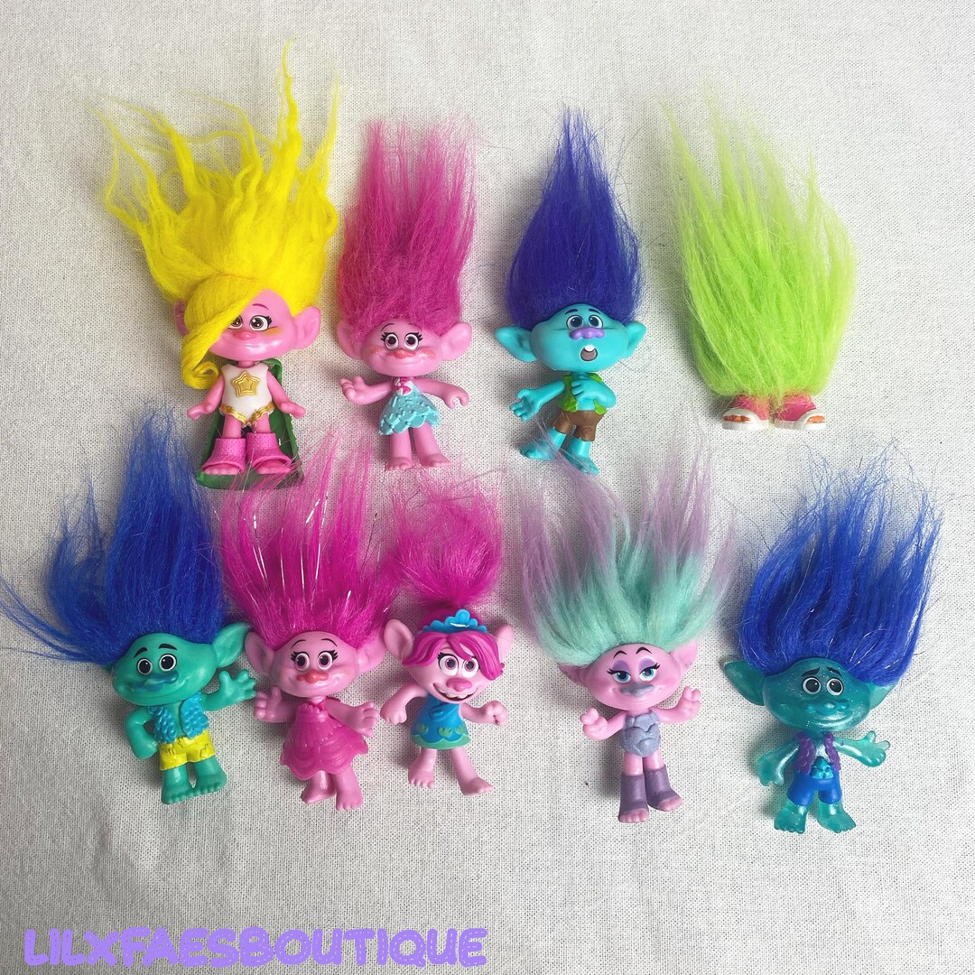 9 X Trolls Movie Action Figure Bundle - Etsy