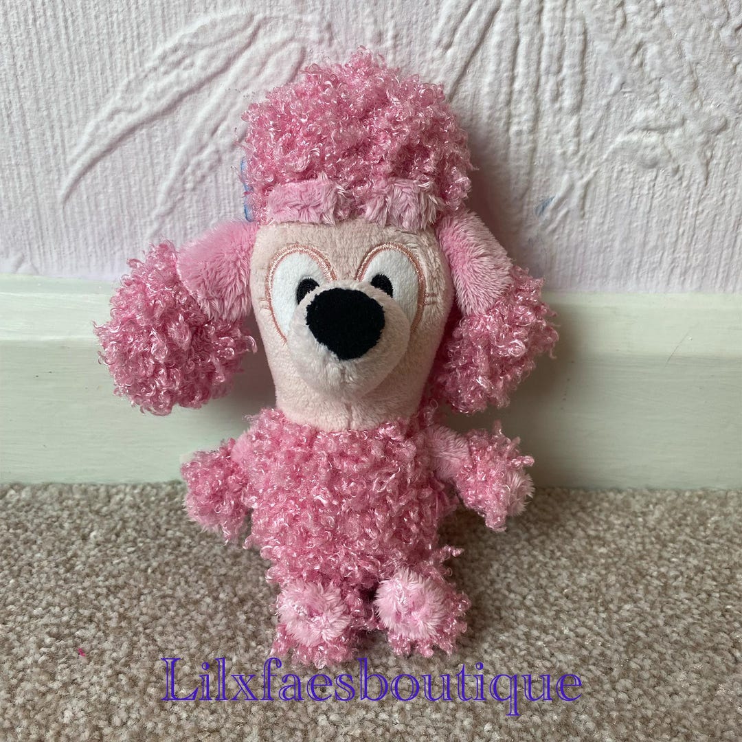 Small Coco Bluey Pink Poodle Dog Soft Cuddly Soft Toy Plush - Etsy