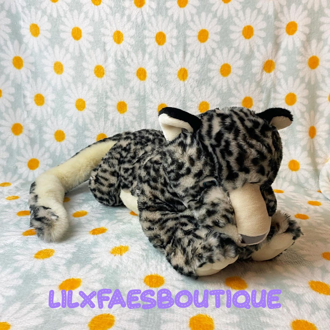 Vintage Large 20 Keel Toys Simply Soft Snow Leopard Soft Toy Plushie - Etsy