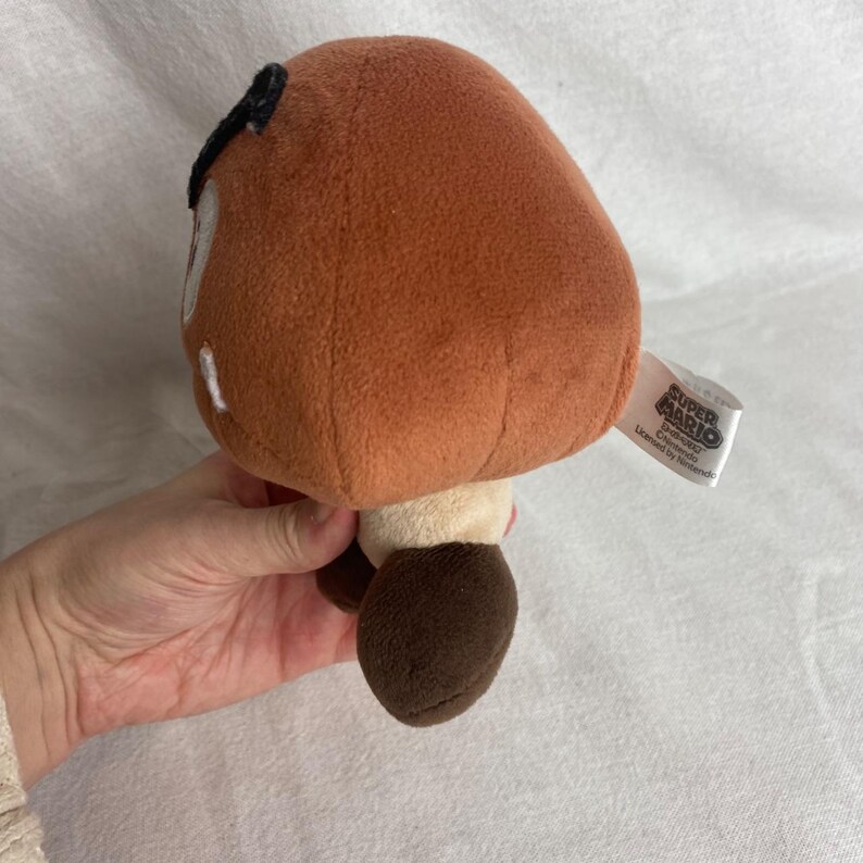 6" Super Mario Goomba Soft Toy Plushie Mushroom - Etsy