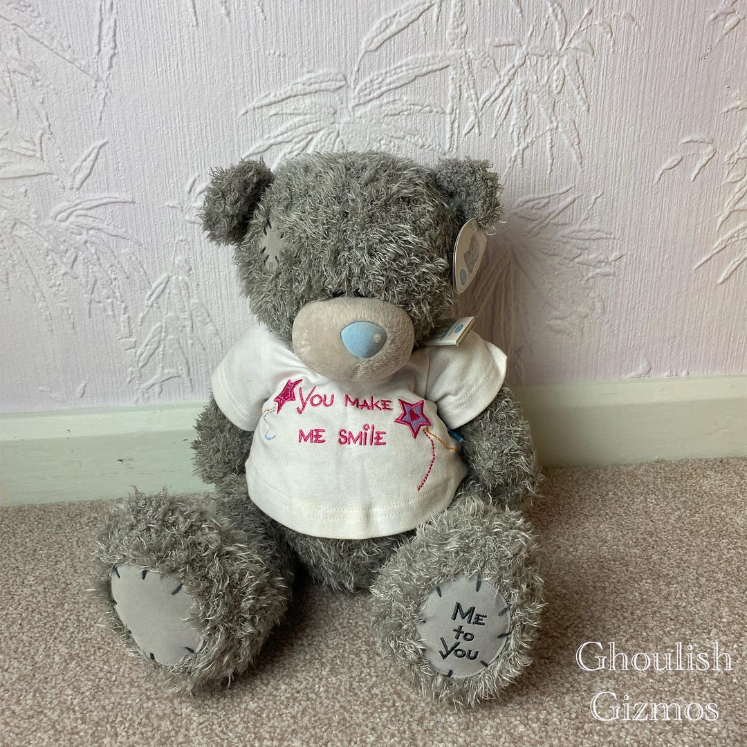 BNWT Me to You Tatty Teddy Large You Make Me Smile Soft Toy Teddy Bear ...
