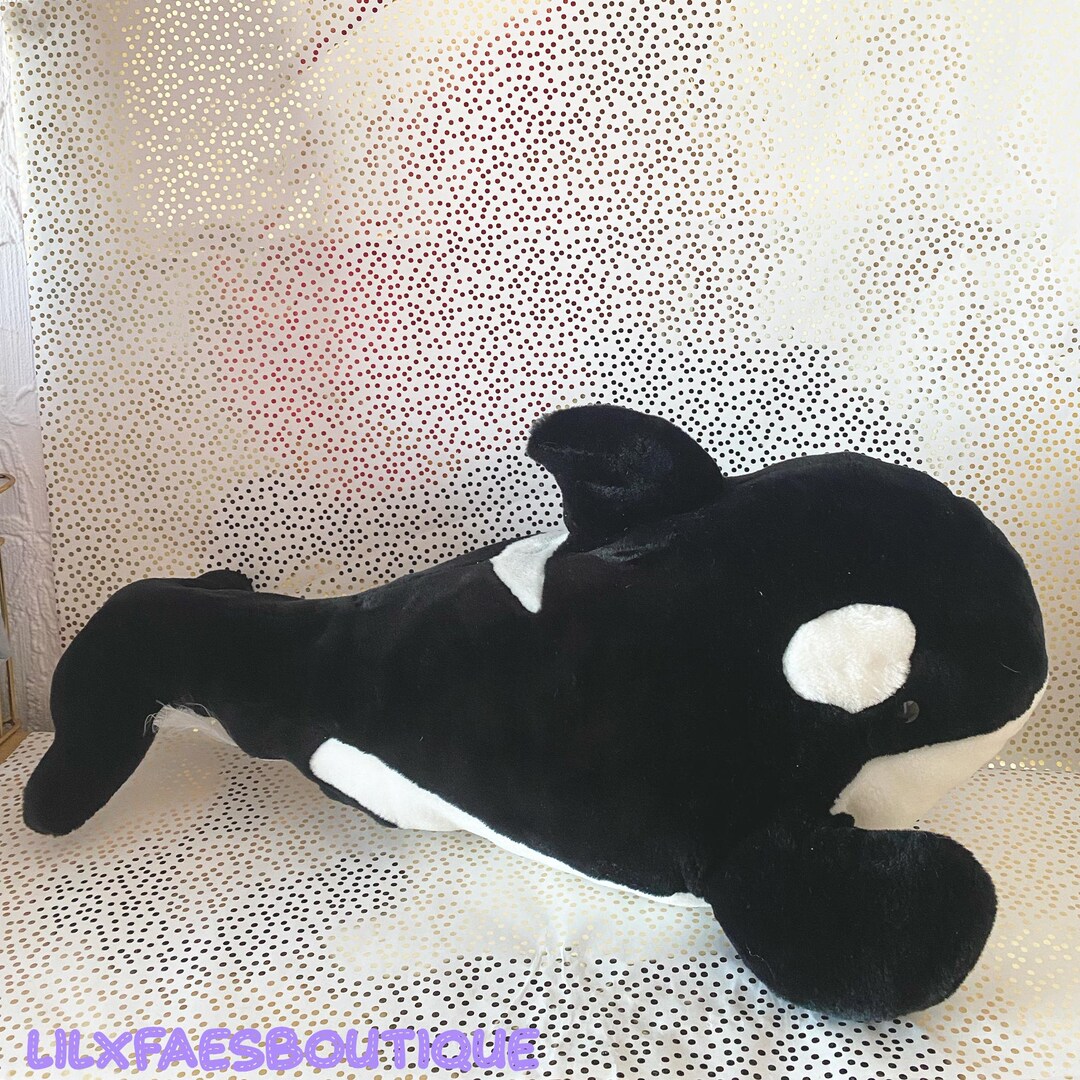 Vintage 2000s Large 20" Seaworld Orca Soft Toy Plush - Etsy