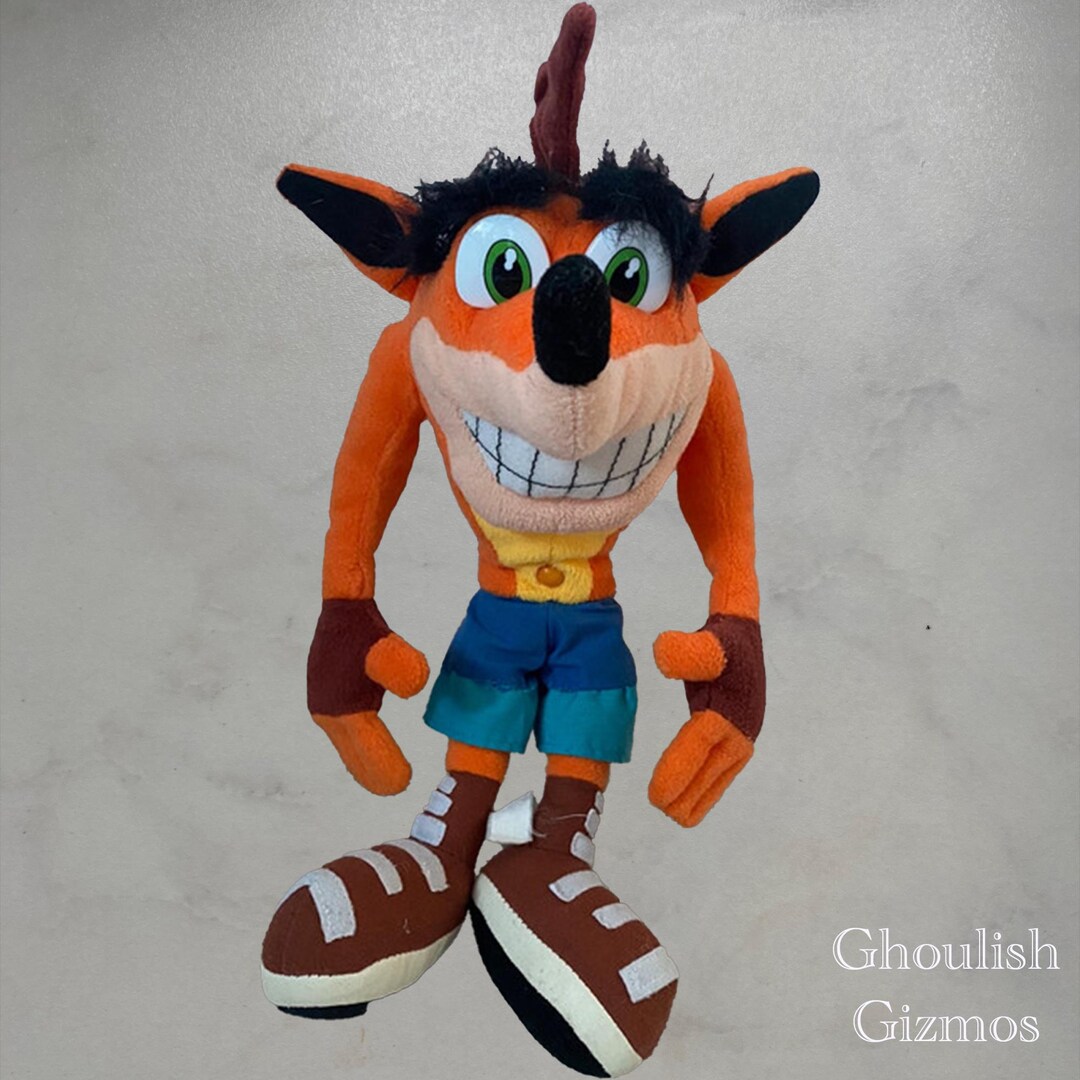 Vintage Crash Bandicoot Soft Toy - Etsy