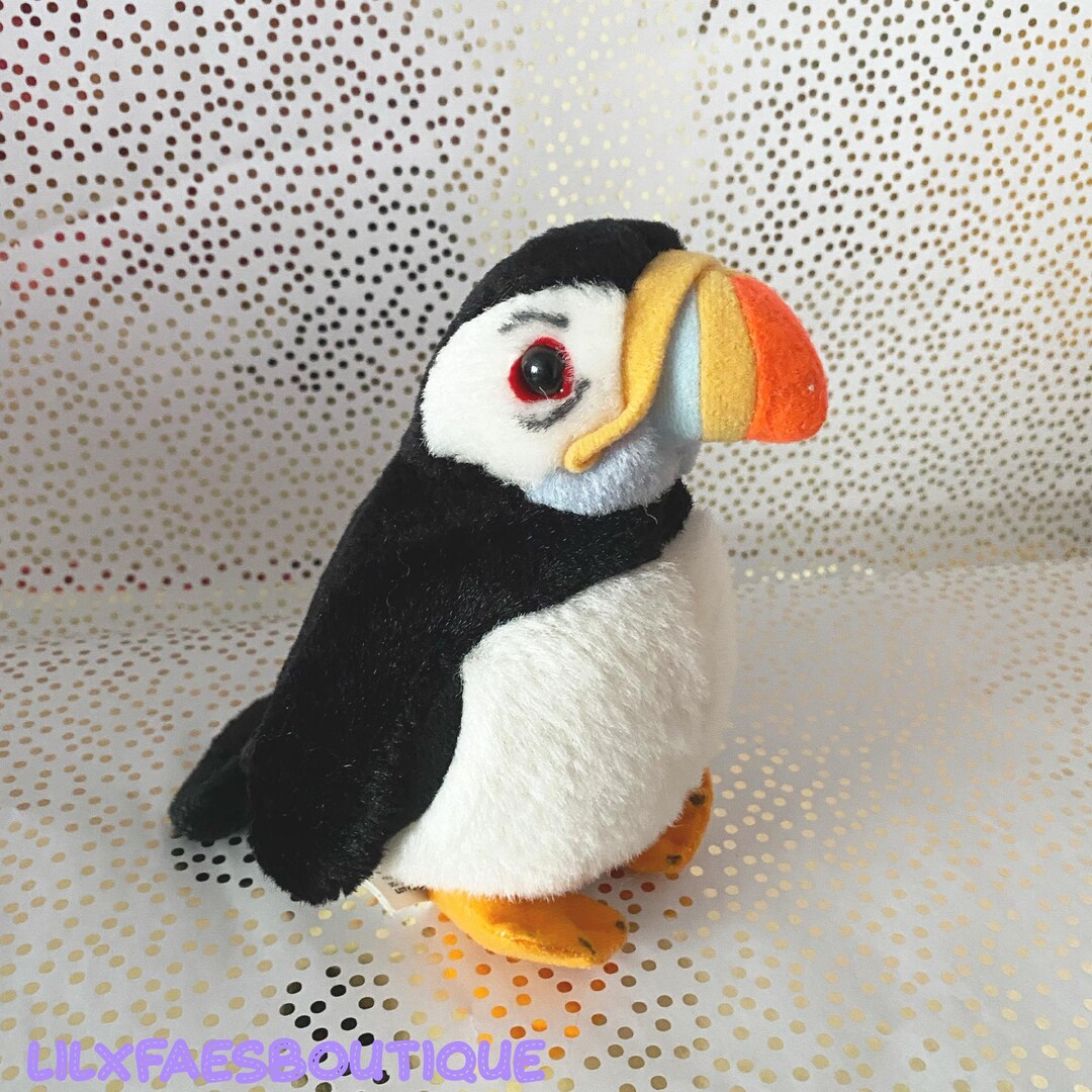 6.5" K&M International Puffin Soft Toy Plushie Bird - Etsy