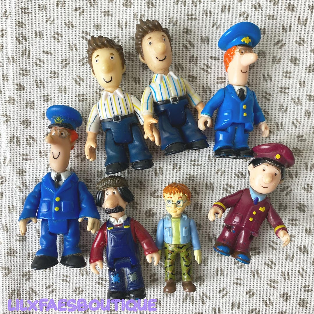 7 X 2" Postman Pat Action Figure Toy Bundle - Etsy