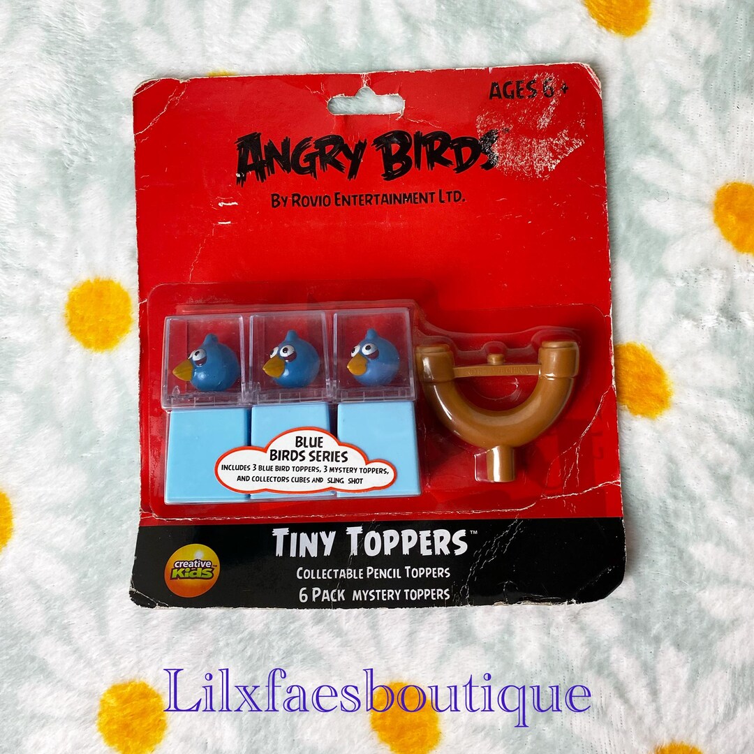 2012 Angry Birds Tiny Toppers Six Pack With Packaging - Etsy