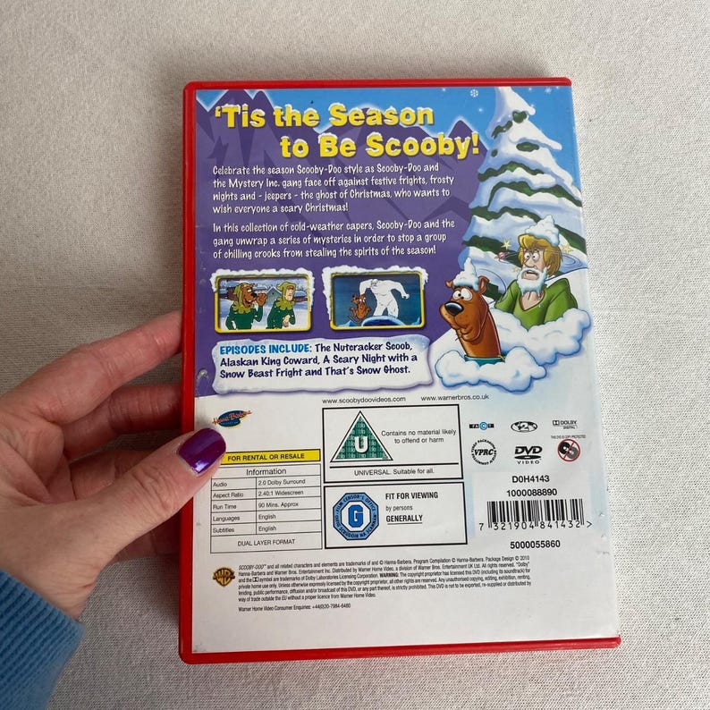 Scooby Doo Winter Wonder Dog Film DVD - Etsy UK