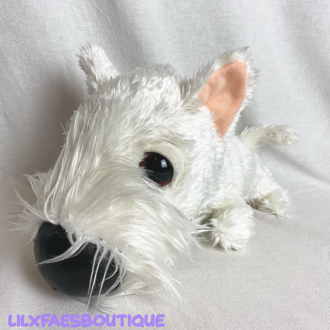 10" the Dog Collection White Scottie Dog Soft Toy Plushie - Etsy
