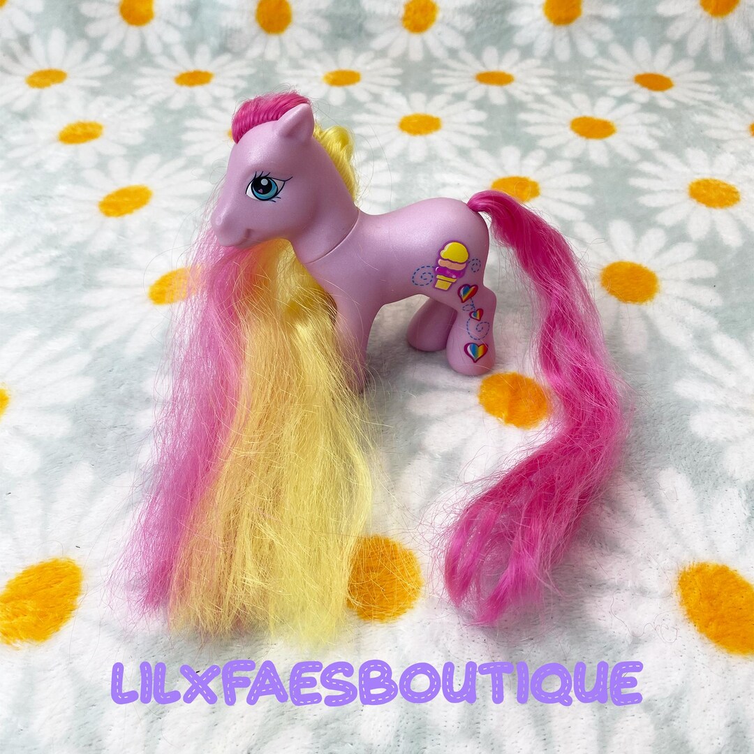 Vintage 2005 G3 My Little Pony Long Hair Rainbow Treat Toy - Etsy