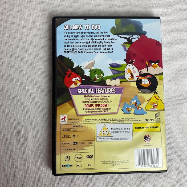 Angry Birds Toons Season Two Volume One DVD - Etsy UK