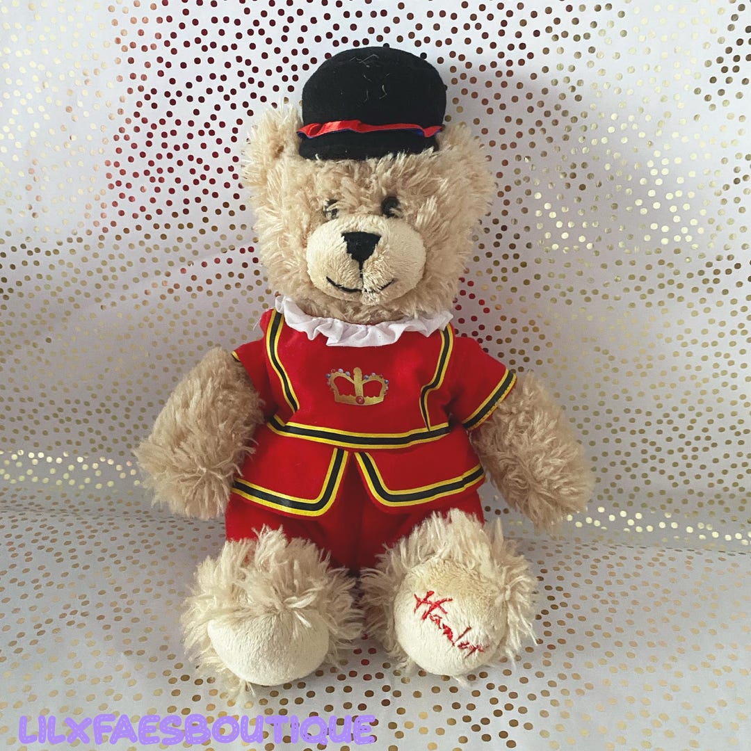 10" Hamleys Beefeater Teddy Bear Soft Toy Plushie - Etsy