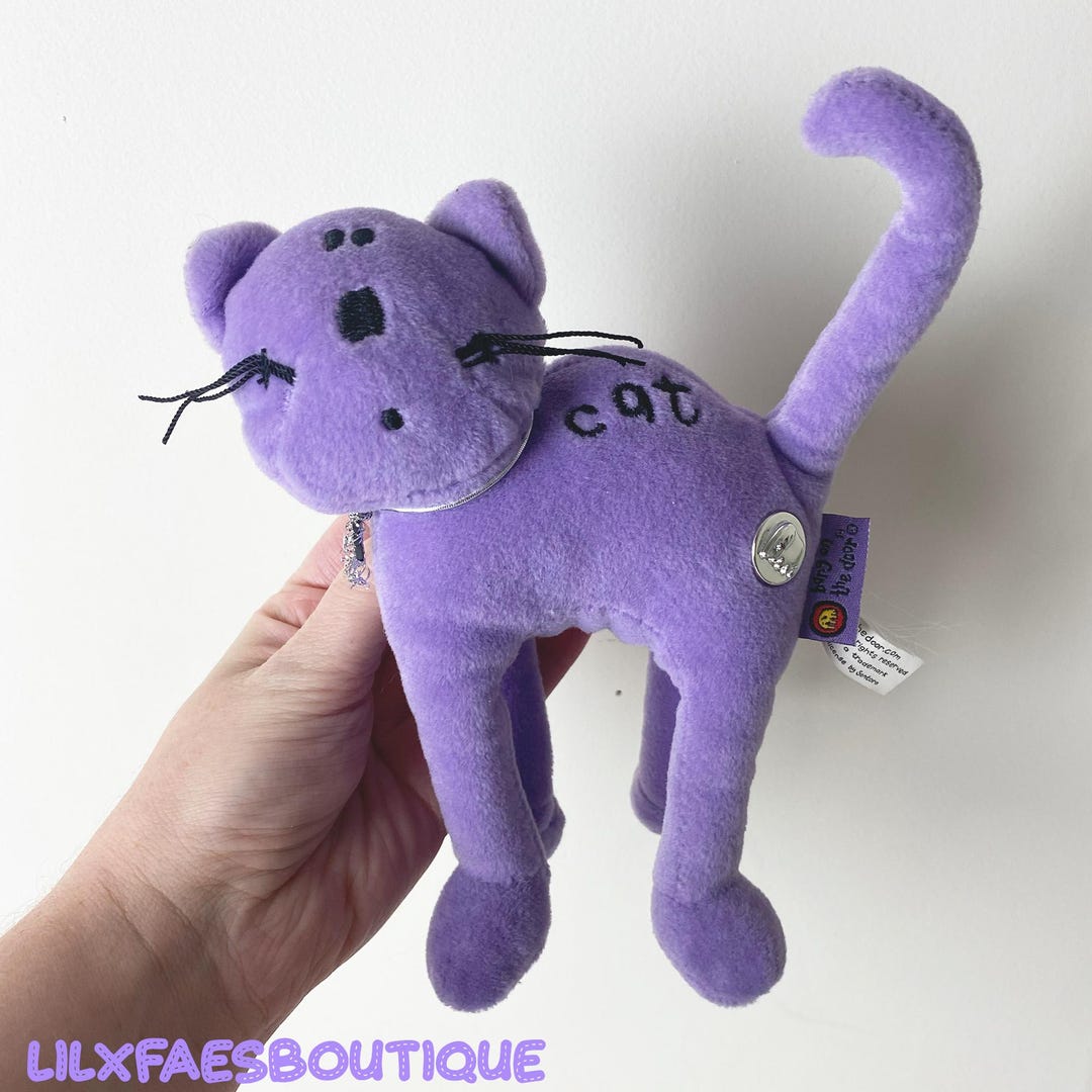 7" Early 2000s Y2K Bang on the Door Cat Soft Toy Plushie - Etsy UK
