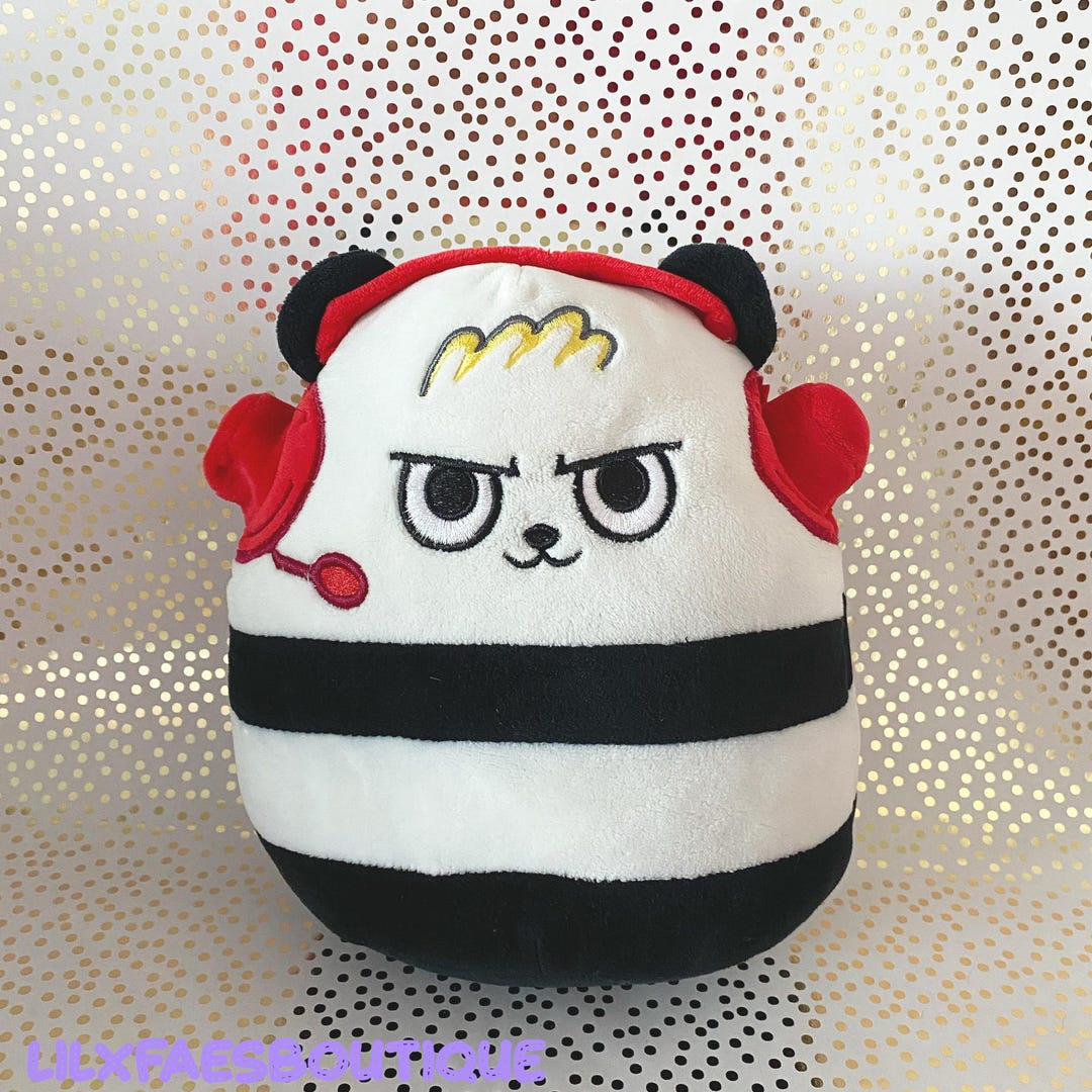 7" Squishmallow Ryans World Combo Panda Soft Toy Plushie - Etsy