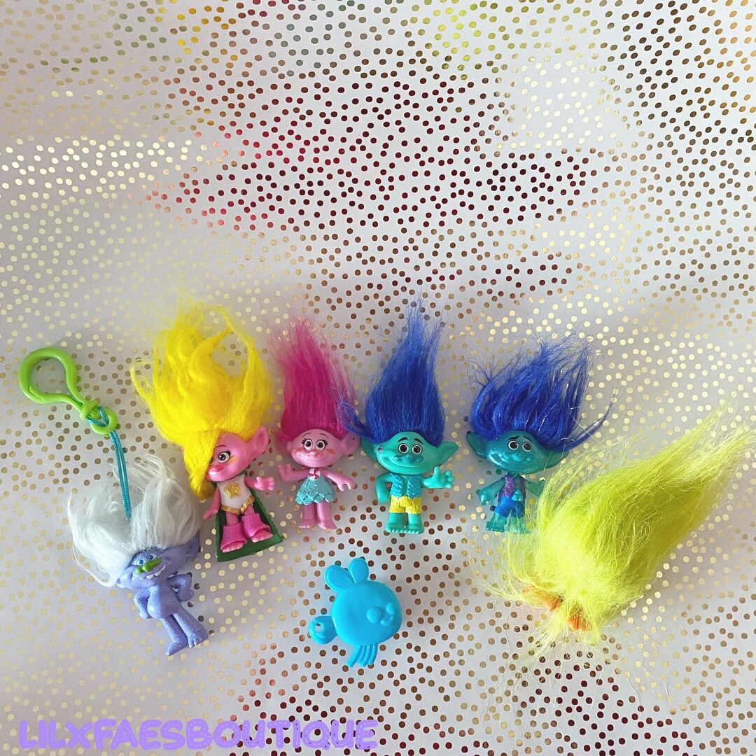 Dreamworks Troll Bundle X 6 Dolls - Etsy UK