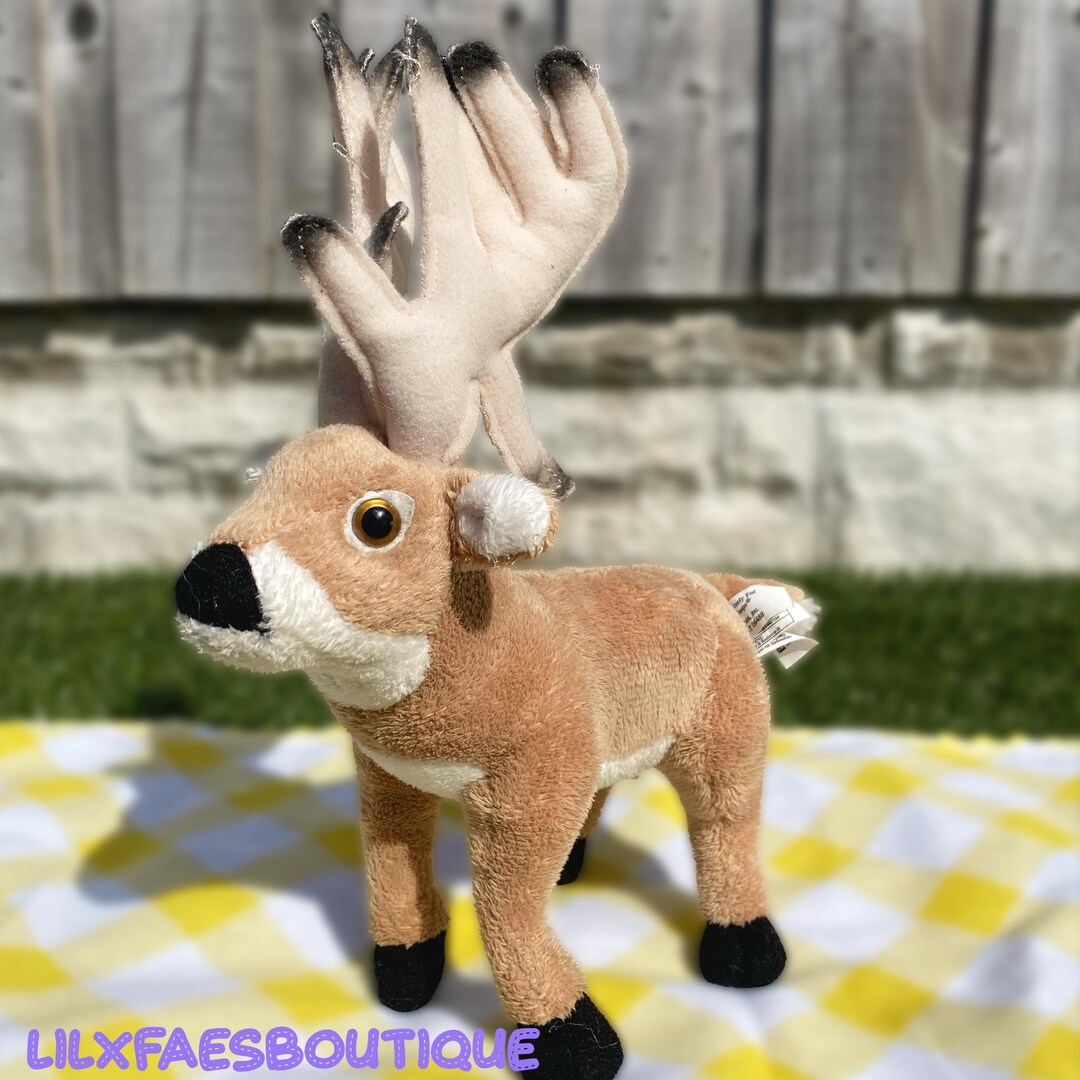 7" Wildlife Artist Reindeer Buck Soft Toy Plushie With Sound - Etsy