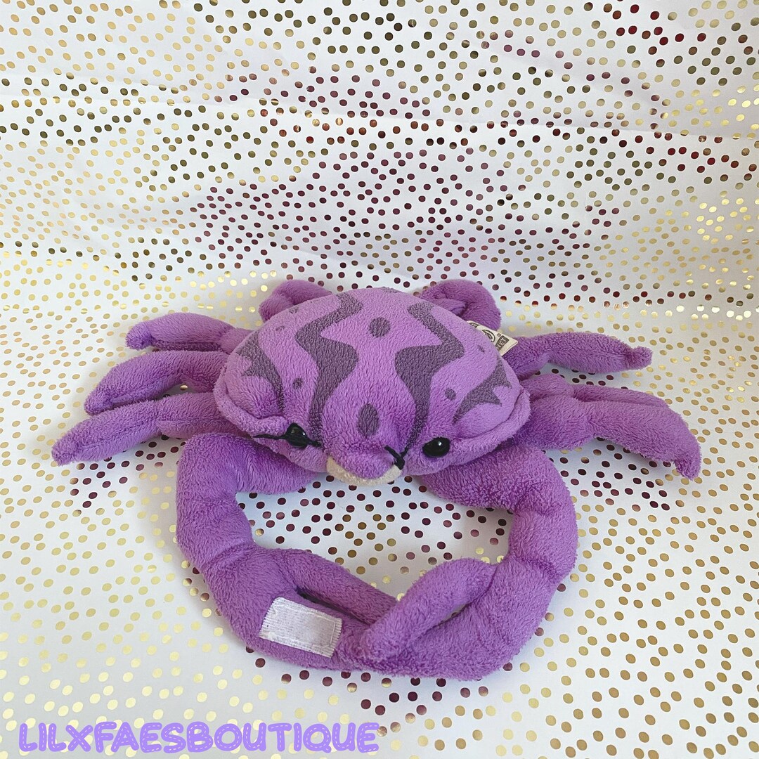 11" Nature Planet Purple Soft Toy Crab Plushie - Etsy