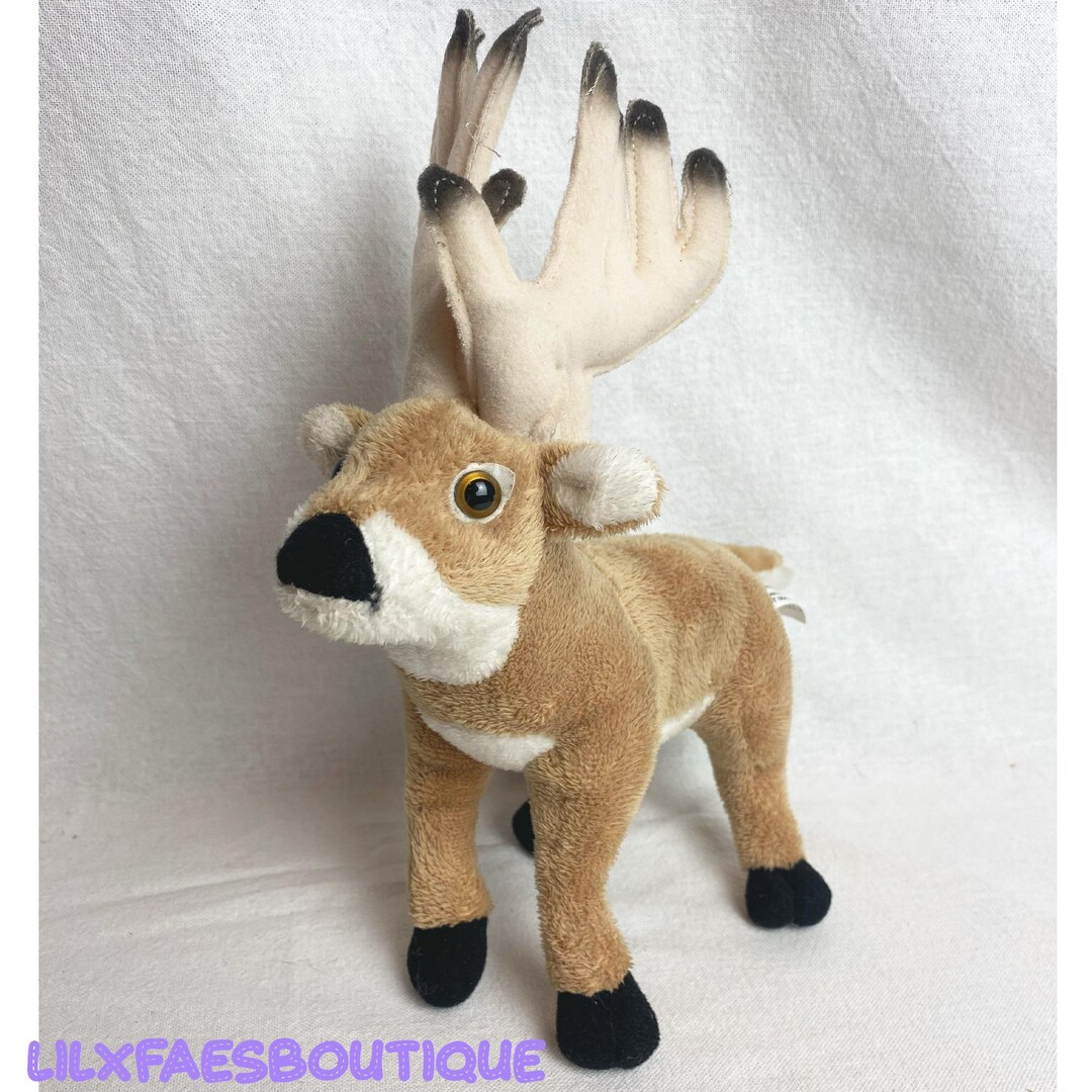 7" Wildlife Artist Reindeer Buck Soft Toy Plushie With Sound - Etsy