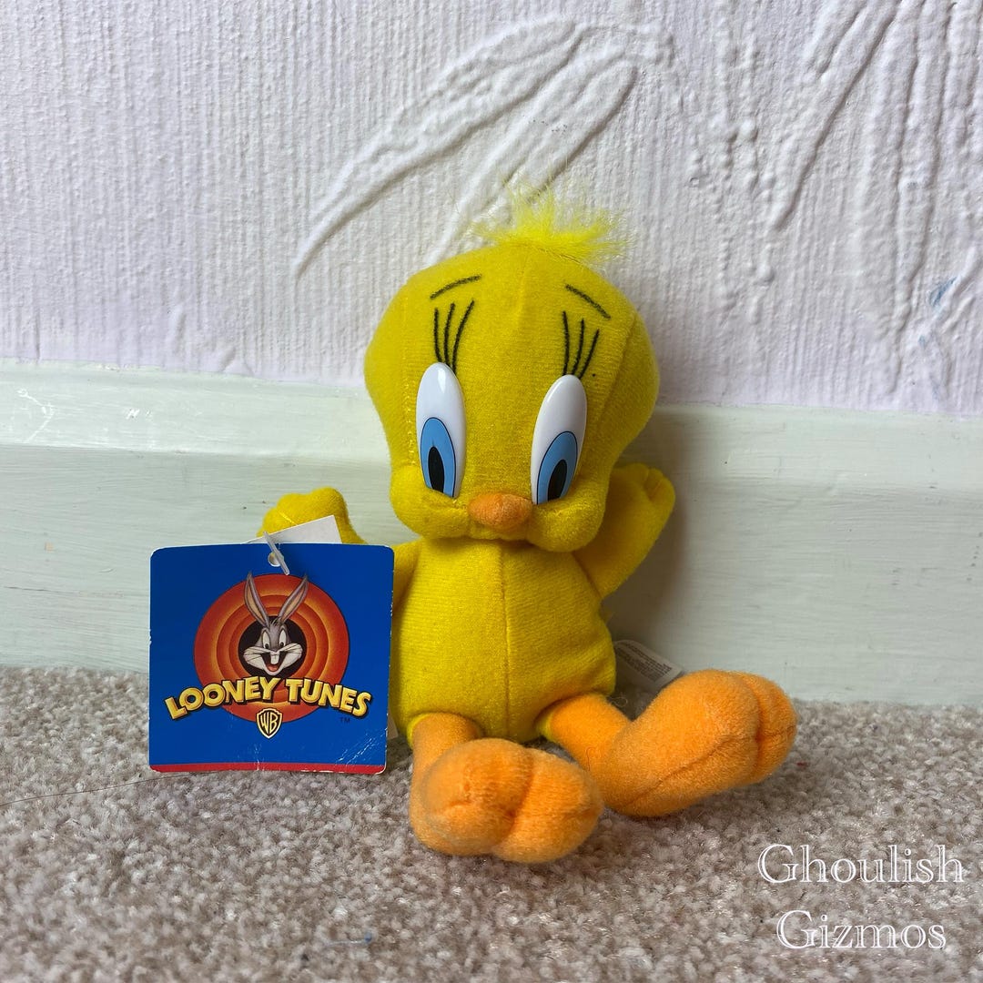 Looney Tunes Tweety Bird Beanbag Plush 6 Stuffed Animal Toy Yellow - Etsy