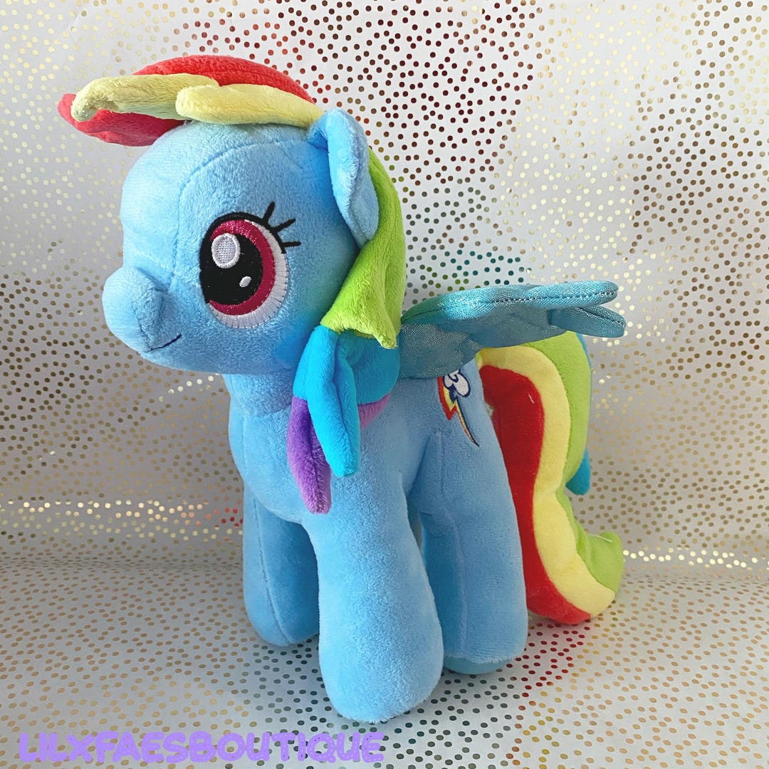 2017 10" Rainbow Dash My Little Pony Soft Toy Plushie - Etsy