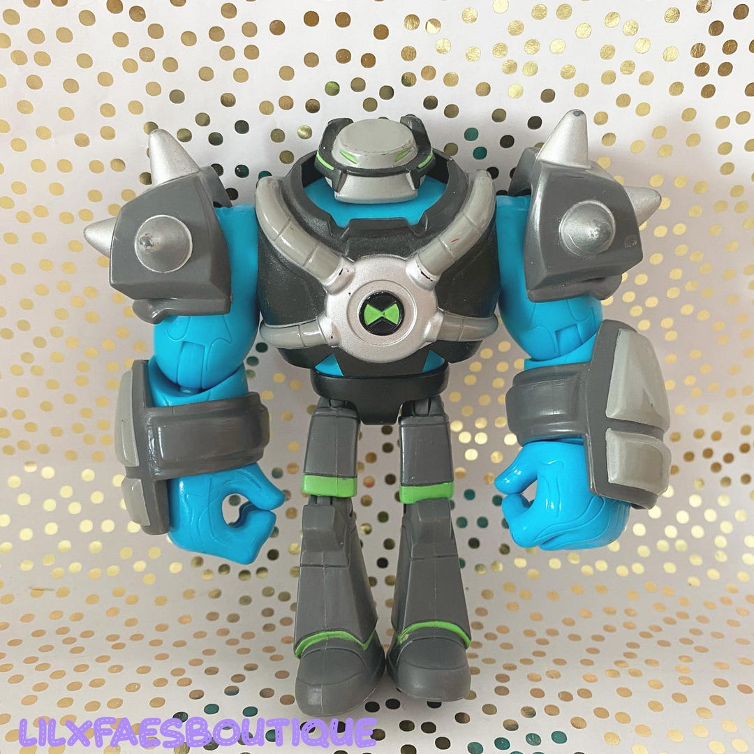 Ben 10 - Omni Kix Armor Shock Rock 5" Action Figure by Playmates Toys ...