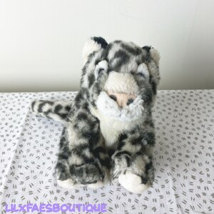 Realistic Snow Leopard Plushie - Etsy