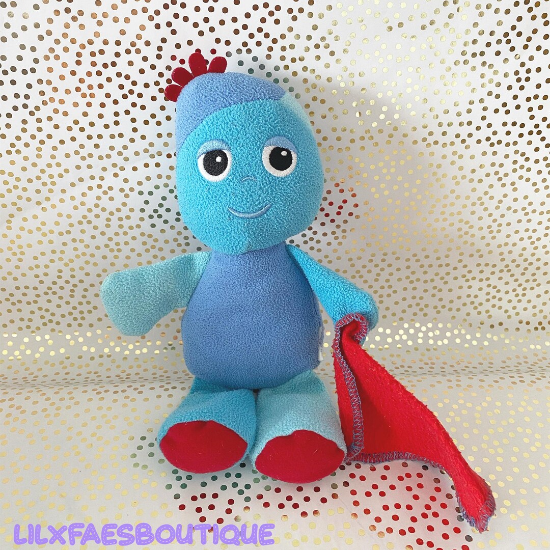 10" in the Night Garden Iggle Piggle Plush With Blanket 10” 2018 - Etsy