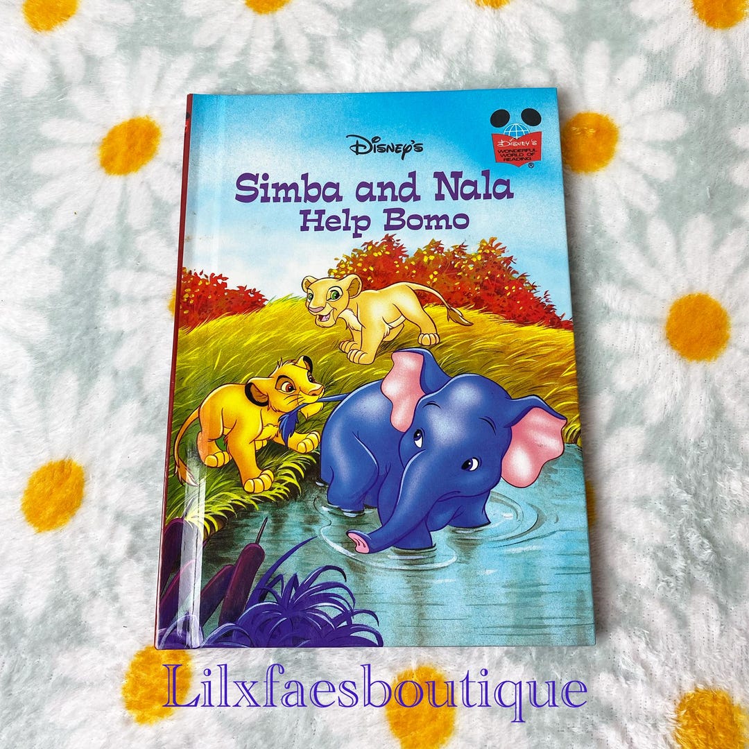Vintage 1995 Disney's Wonderful World of Reading: Simba & Nala Help ...
