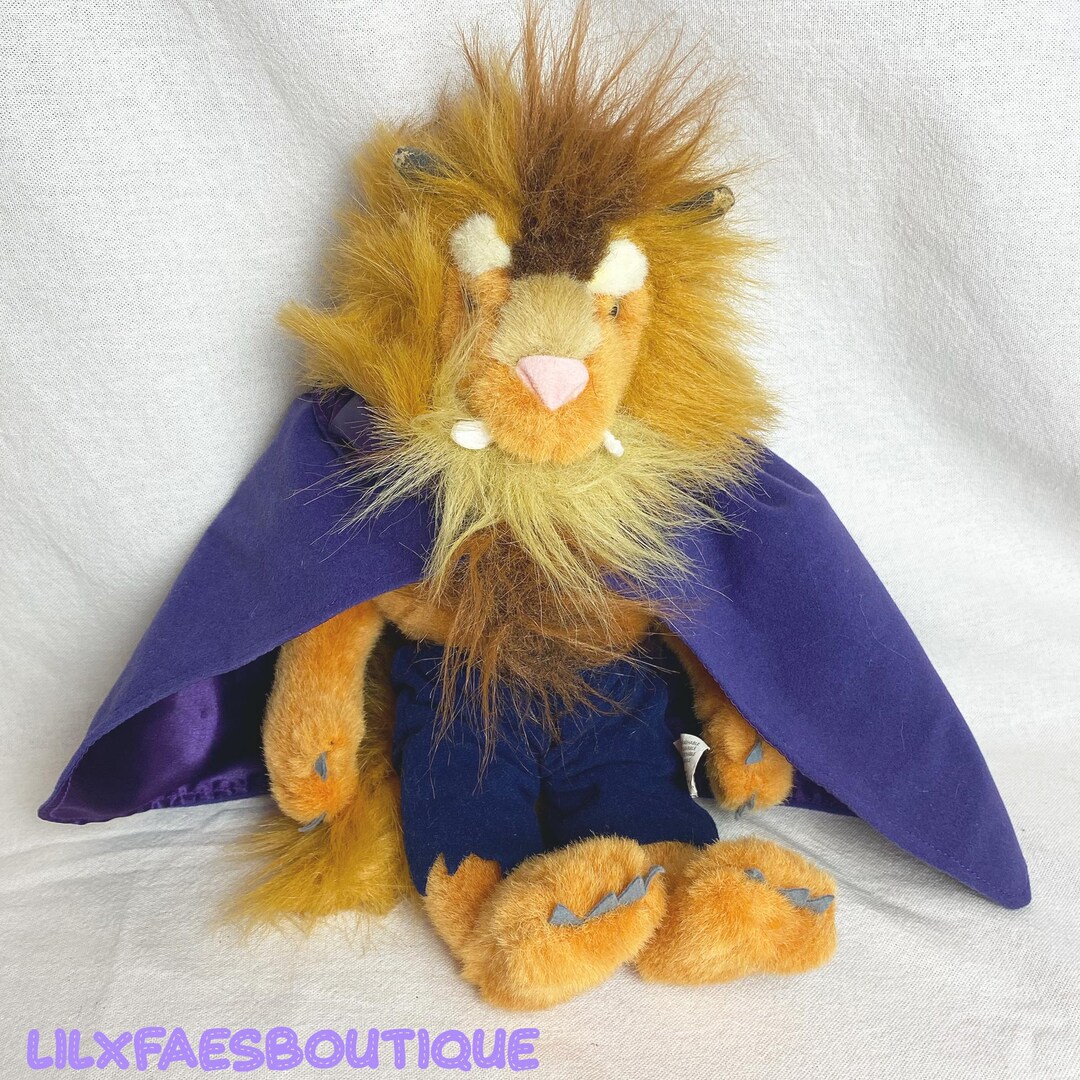 12" Vintage 1990s Disney Store Beast Soft Toy Plushie - Etsy