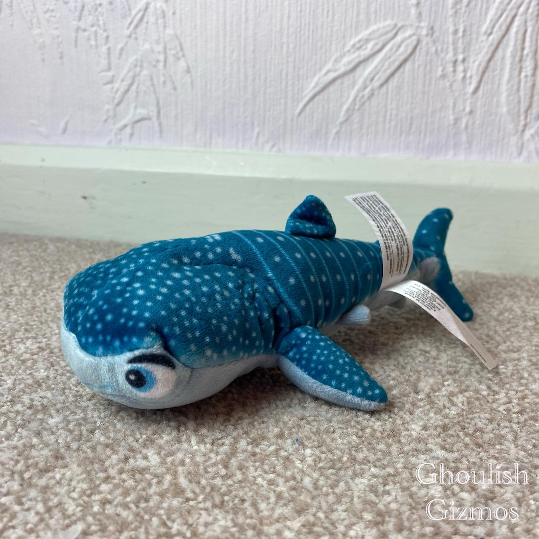Disney Pixar Finding Nemo Whale Shark Plush 8 Destiny Blue Spotted ...