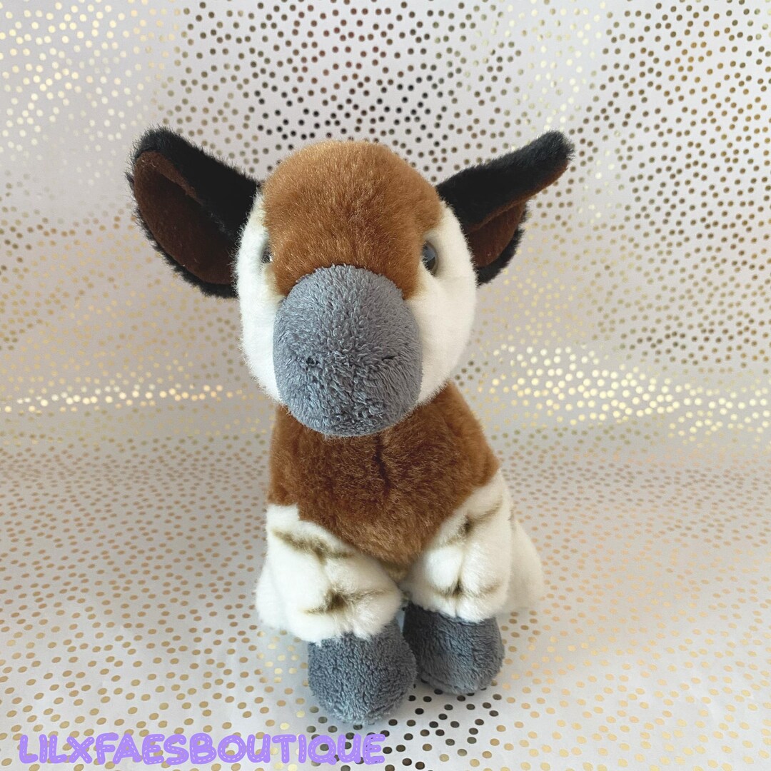 7" Realistic Okapi Soft Toy Plushie Chester Zoo - Etsy