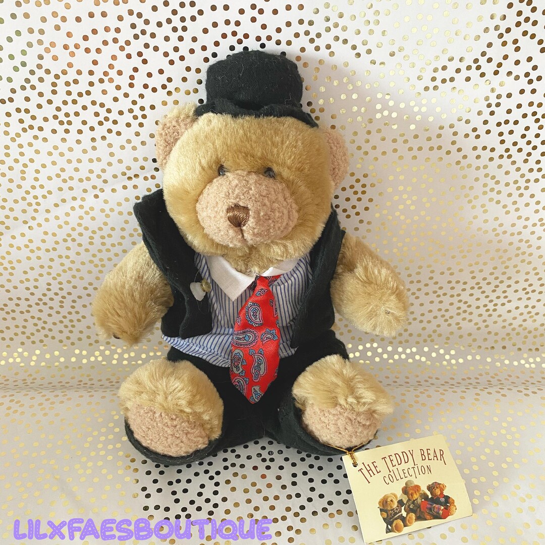 10" the Teddy Bear Collection Stanley the Stockbroker With Tags - Etsy