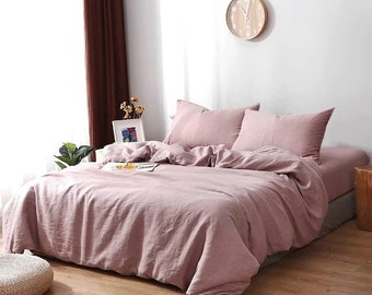 Dusty Rose Comforter Set - Etsy