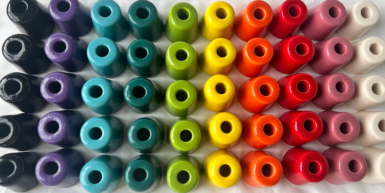 1 Single Snuffer in YOUR CHOICE Blue Teal Red Yellow Purple Grey Black ...