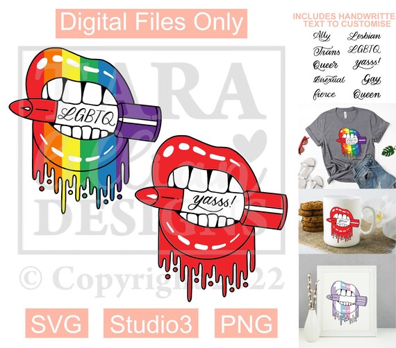 LGBT Pride Svg LGBTQ Svg LGBT Svg Cricut Silhouette Cameo - Etsy