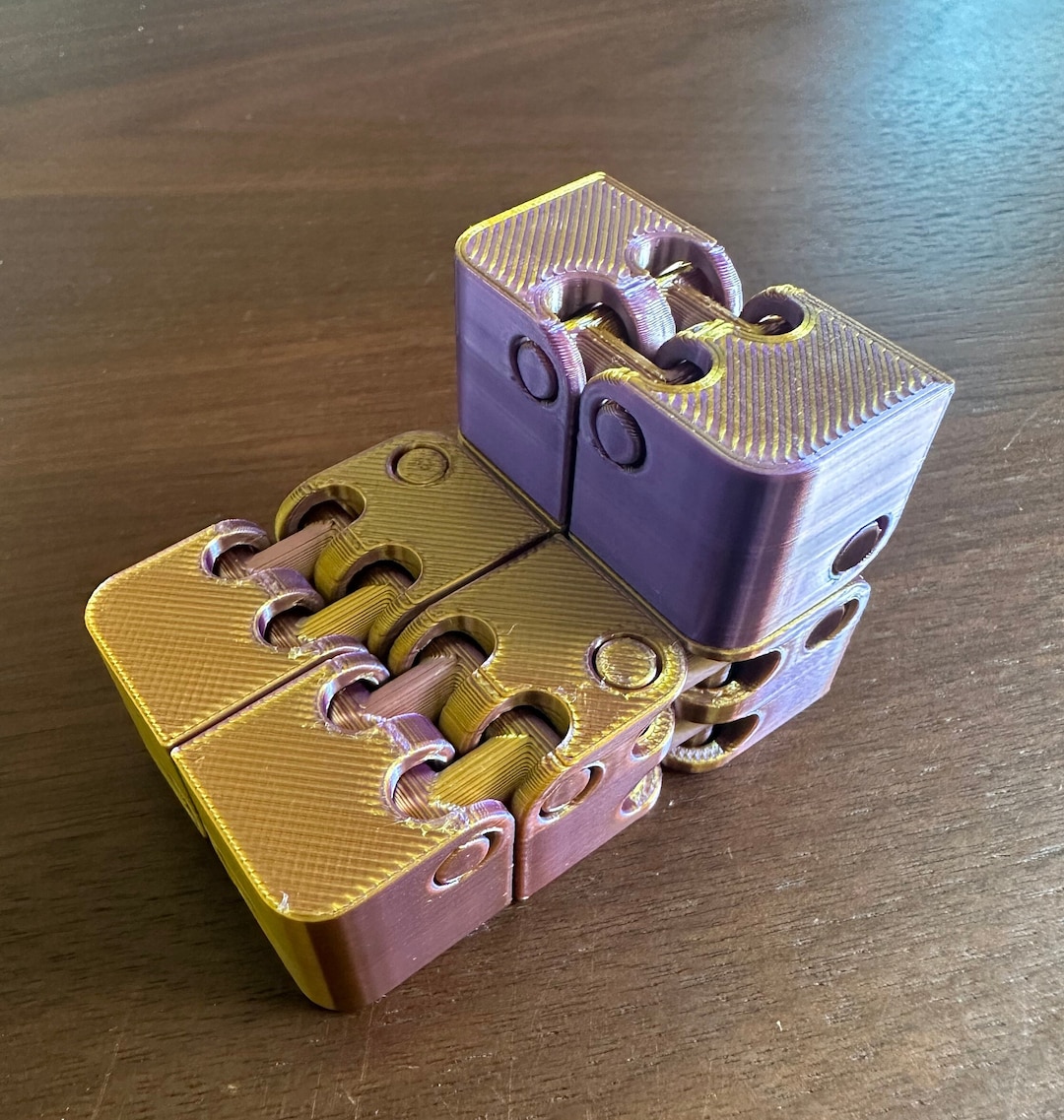 Infinity Fidget Cube 3D Printed - Etsy