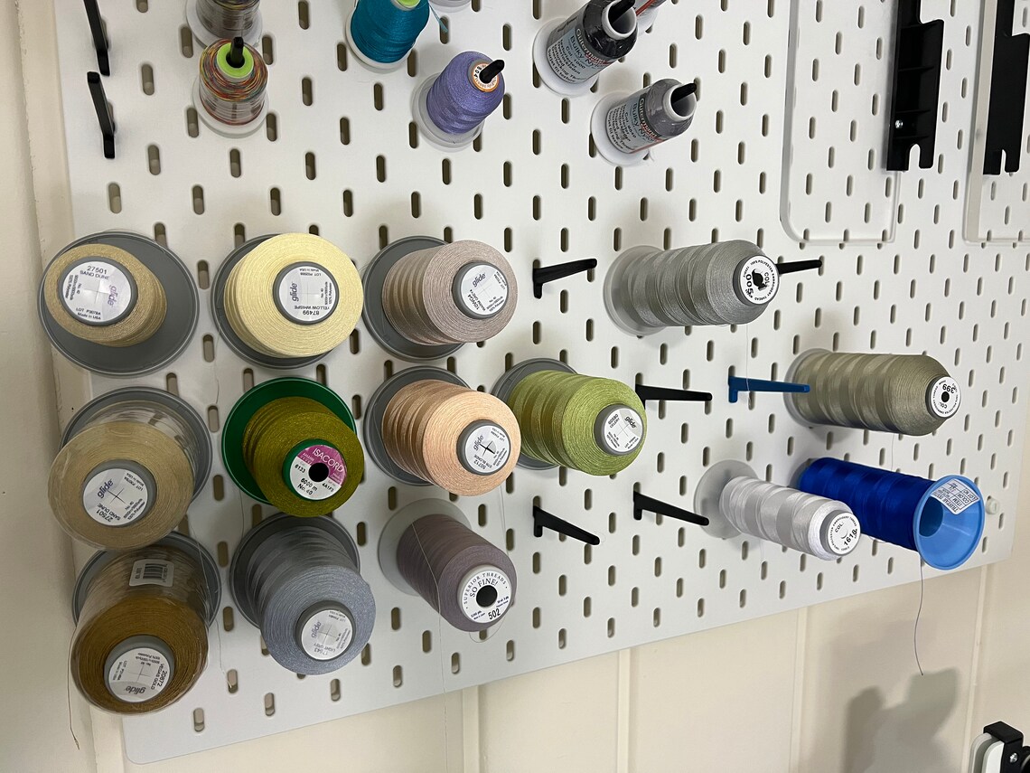 Thread Spool & Cone Holder for Skadis Pegboard - Etsy