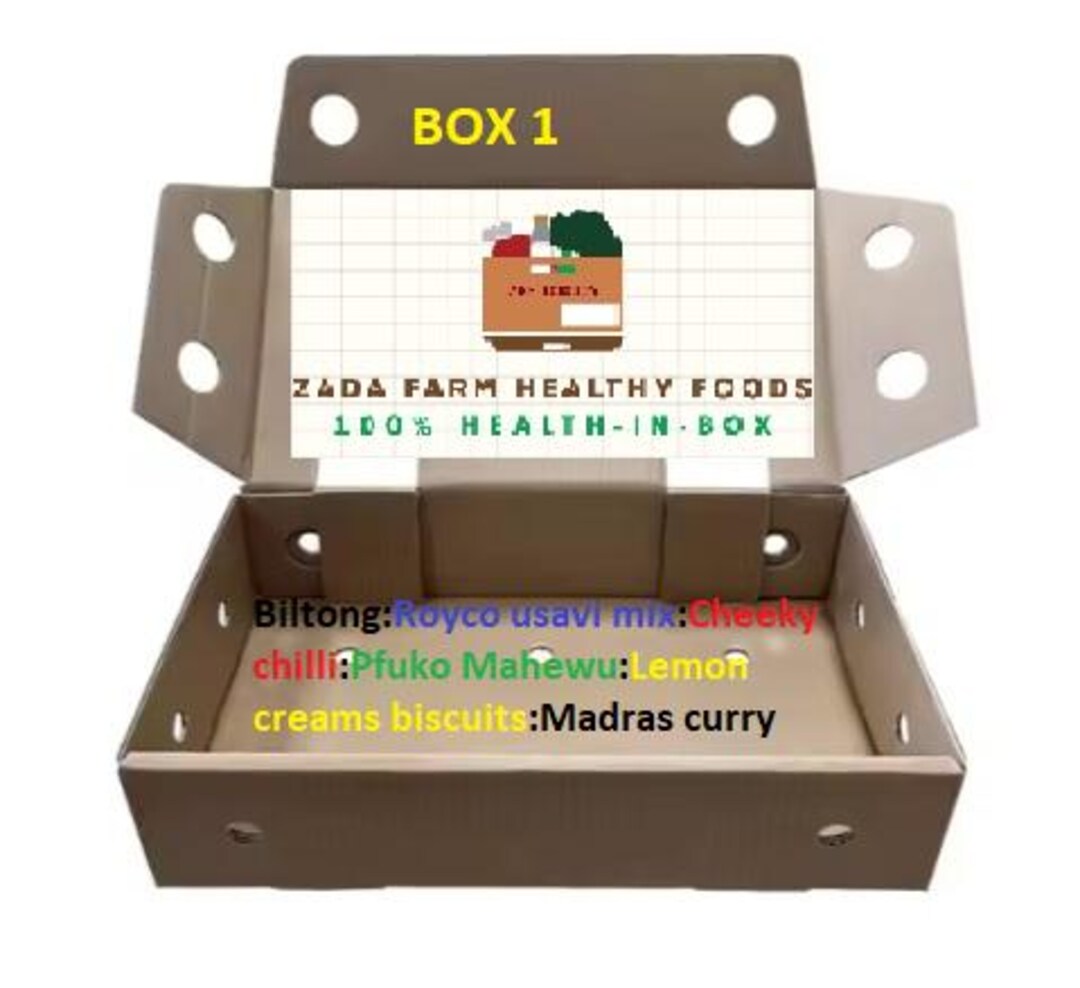 African Foods in a Box 1: Biltong; Madras Curry; Lemon Cream Biscuits ...