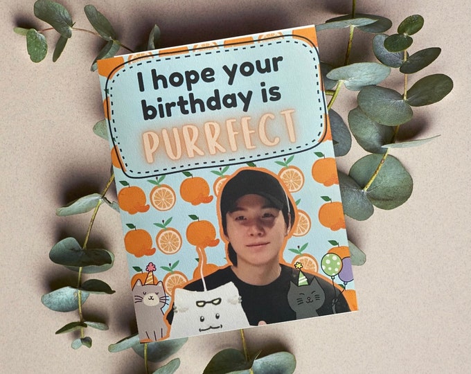 BTS Suga Birthday Card - Etsy